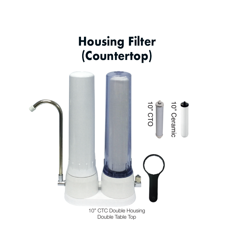 10" CTC Double Housing Countertop Filter System – Filter Man Supply