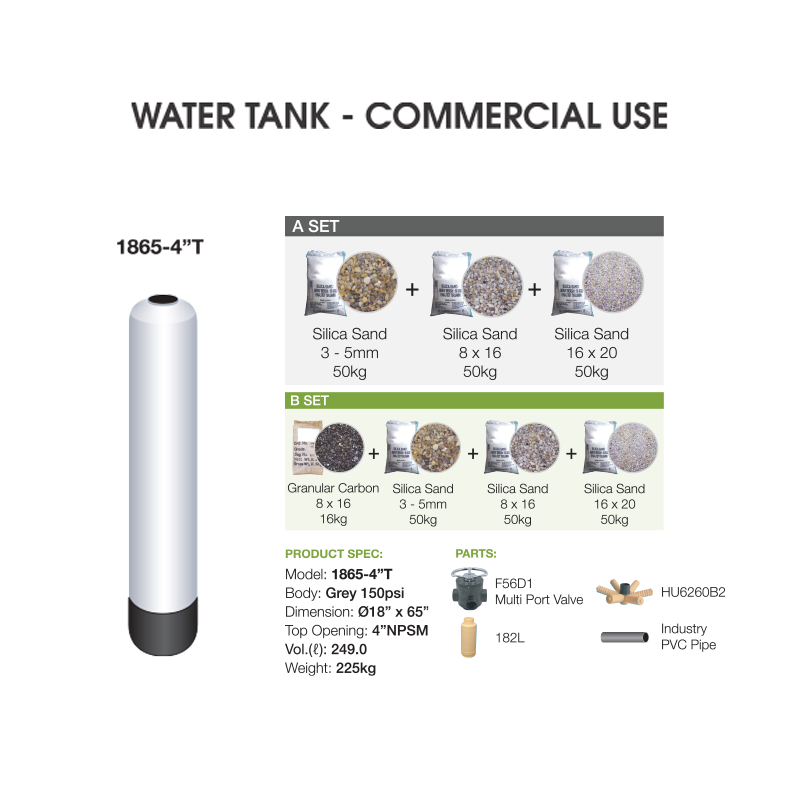 1865-4"T Water Tank – Filter Man Supply