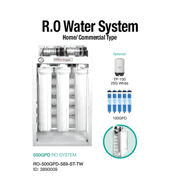 500GPD RO System – Filter Man Supply
