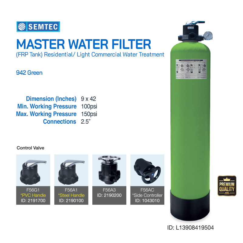 Master Water Filter (FRP Tank) – Filter Man Supply