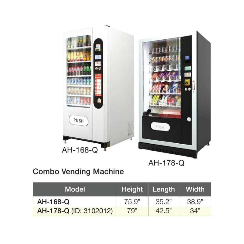 Combo Vending Machine – Filter Man Supply