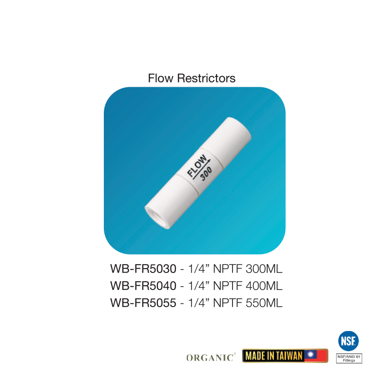 Flow Restrictors 420,300 – Filter Man Supply