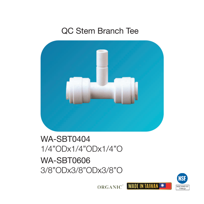 QC Stem Branch Tee – Filter Man Supply