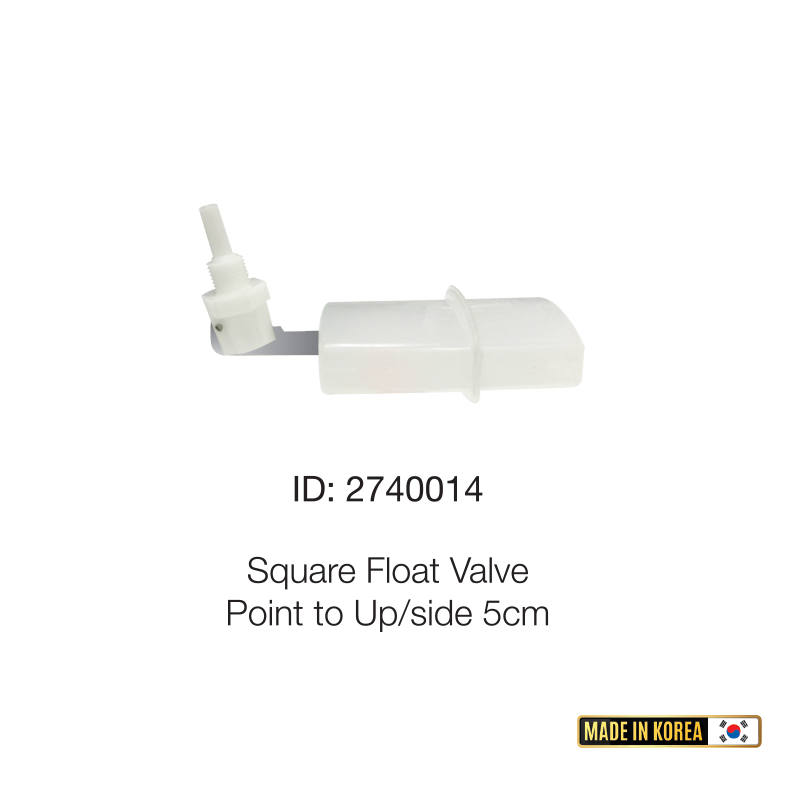 Square Float Valve Point to Up/Side 5cm – Filter Man Supply