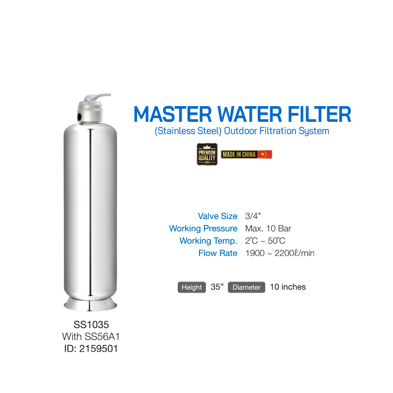 Master Water Filter (Stainless Steel) – Filter Man Supply